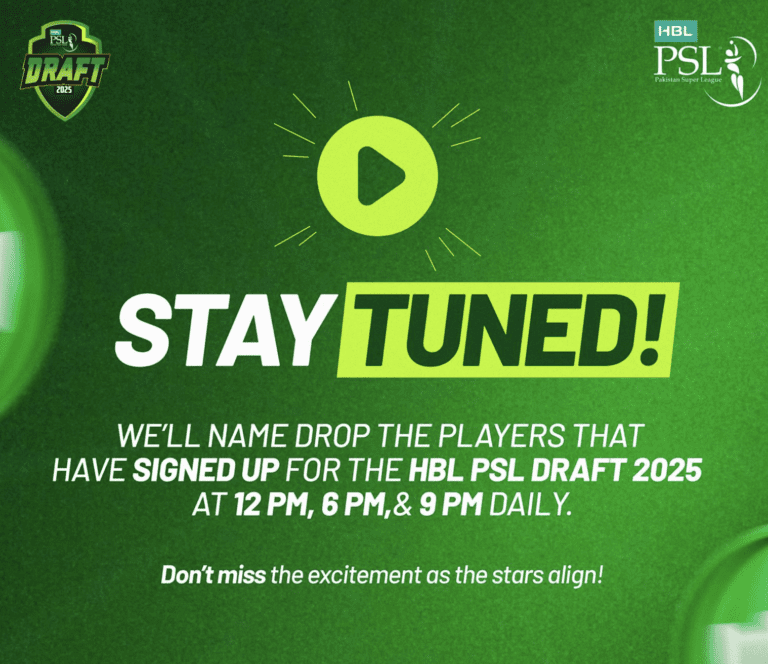 PSL Draft 2025 - Live Updates & Complete Players List in PSL 10